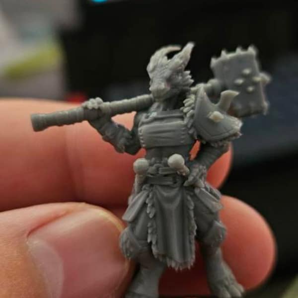 Human Adventurer Dnd Inspired Fantasy Dnd Tabletop RPG Mini Great ...