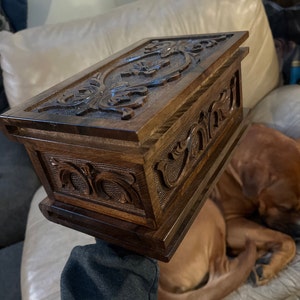 Wooden Puzzle Box Secret Lock Box Walnut Jewelry Box - Etsy