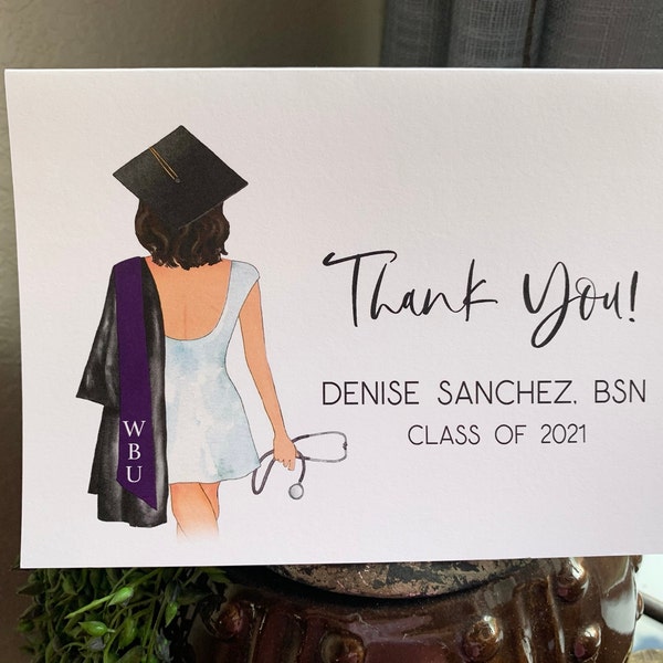 Custom Graduation Thank You Cards | Personalized Thank You | Class of ...