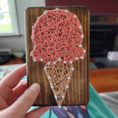 DIY Rainbow Cloud String Art Kit - Etsy