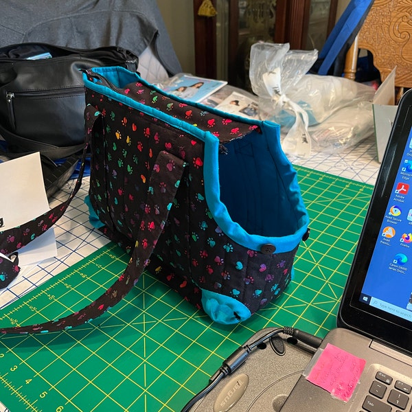 Pet Carrier Sewing Pattern, Small Dog Shoulder Bag (PDF Pattern) - Etsy