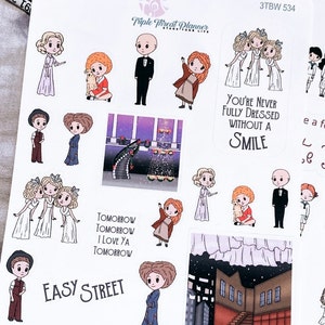 Broadway Musical Stickers the Prom Musical Inspired Weekly - Etsy
