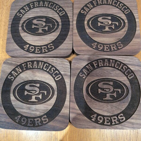 Ford Mustang Shelby Walnut Wood Coasters Perfect Gift!! Ships in 24 ...