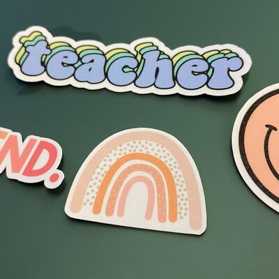 TEACH Teacher Sticker Teacher Gift Personalized Teacher - Etsy