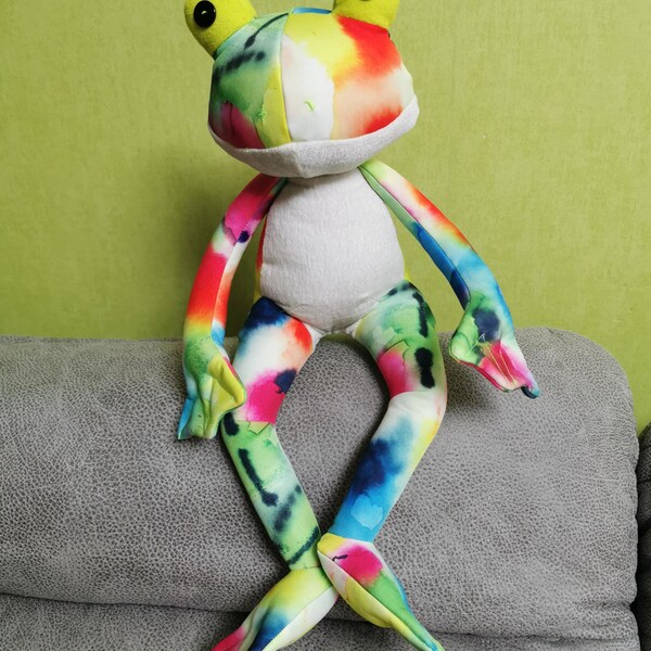 Stuffed Frog - PDF Sewing Pattern & Tutorial | Stuffed Animals | Plush ...