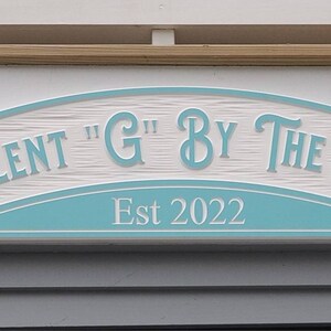 Personalized Custom PVC Sign for Your Beach Home Coastal Retreat 47x11 ...