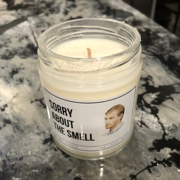 Jeffrey Dahmer Candle, Sorry About the Smell, Funny Housewarming Gift ...