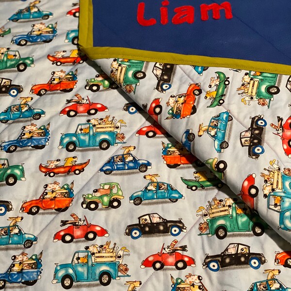 Vintage Hoffman Fabric, Woodblocks, Trees, Leaves & Grids in Purple ...