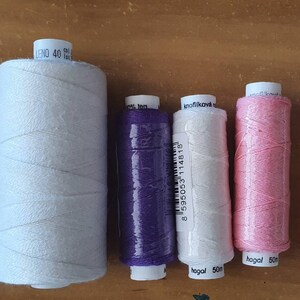 Five Spools of Linen Thread Grey Shades Set Greys Colourway - Etsy
