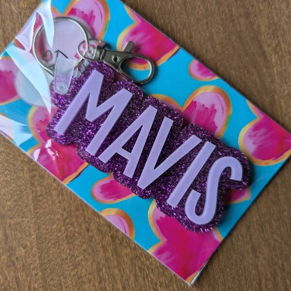 Backpack Name Tag | Acrylic Keychain | Personalized Acrylic Name Tag ...