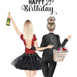 5 Best Friends Gift Five Best Friends Print 5 Friends Poster | Etsy