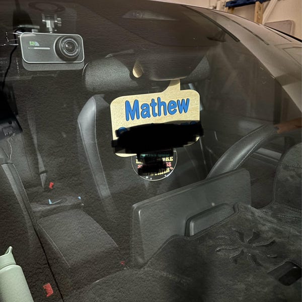 Personalized Carpool Name Tag | Back to School | Parent Pickup ...