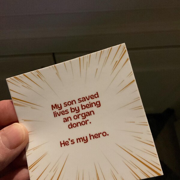 Organ Transplant Vinyl Sticker-organ Donors Have Heart - Etsy