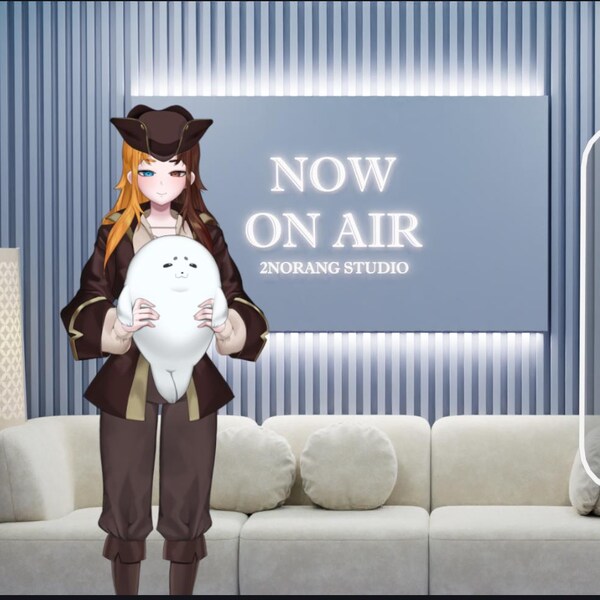 Bubble Stage (blue) | Vtuber Background, 3D Rendered, Premade, Streamer ...