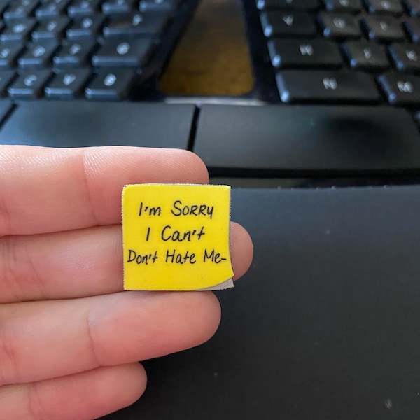 I'm Sorry, I Can't Don't Hate Me Sex and the City Post It Note Berger ...