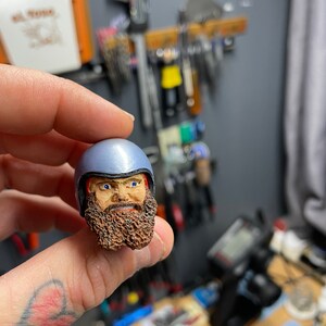 Tamiya Psycho Miko Mini 1/10 Scale RC Driver Head Unpainted | Etsy