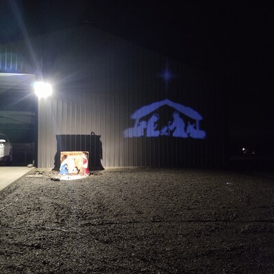 Nativity Scene Projector for Christmas Outdoor Lighting by Beffy Arts ...