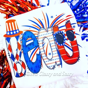 Patriotic Doodle Alphabet Bundle, 4th of July PNG Letters, Numbers ...
