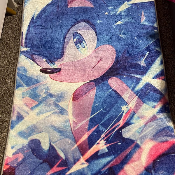 Sonic Adventure Rug -super Sonic Gaming Rug– the Perfect Gift for ...