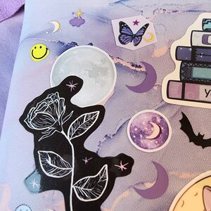 Cute Stickers, Clear Kawaii Stickers, Bunnies & Bears, Outline Stickers ...