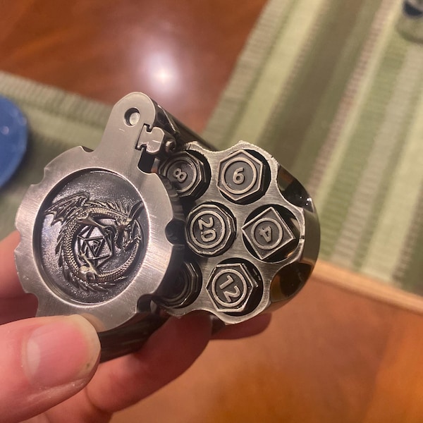 Unique DND Dice Dagger/wand, D20, D12, D10, D00, D8, D6, D4 W/leather ...