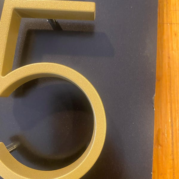 Outdoor Metal House Number | Metal House Sign Plaque | Metal House ...