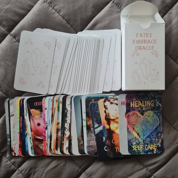 Fates Embrace Oracle Cards- 78 Card Oracle Deck With Tuck Box - Etsy