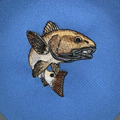 Redfish / Red Drum Embroidery Design - Etsy