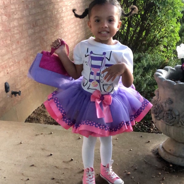 Doc Tutu Set - Toy Doctor Tutu Set - Birthday Outfit - Doc Birthday ...