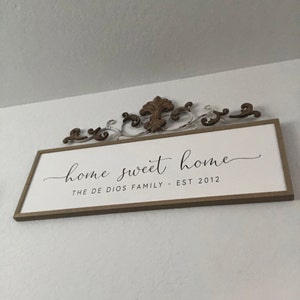 Personalized Farmhouse Style Monogram Sign Personalized - Etsy