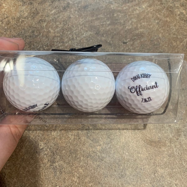 Officiant Gift, Officiant Golf Ball, Gift for Officiant, Pastor Gift ...