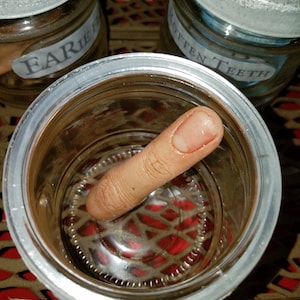 Severed Silicone Finger Prop Painted Realistic Prop Halloween Human ...