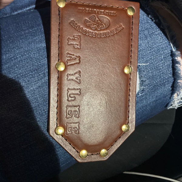 Brown Leather Shell Box Holder With Belt Clip and Spare Shell Holders ...