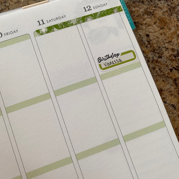 Custom Label Planner Stickers - Custom Sticker Sheet - 24 Stickers - I ...