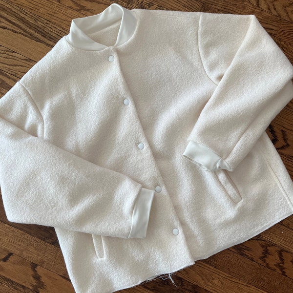 Varsity Jacket Pdf Sewing Pattern for Women | Sizes 42 / 44 / 46 (RU ...