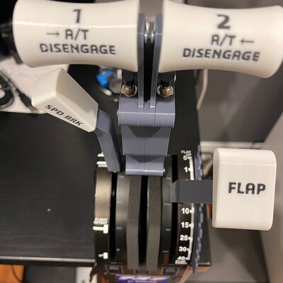 Boeing 737 Thrust Levers Upgrade Kit for Saitek Throttle Quadrant ...