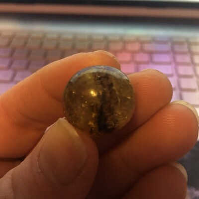 AMBER Sphere Crystal Ball, Crystal Sphere, Housewarming Gift, Home ...