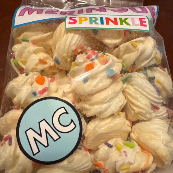 Rose Meringue Cookies - Small Batch - Packaged in Bulk - Made to Order ...