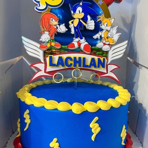 Sonic and Friends Cake Topper - Etsy