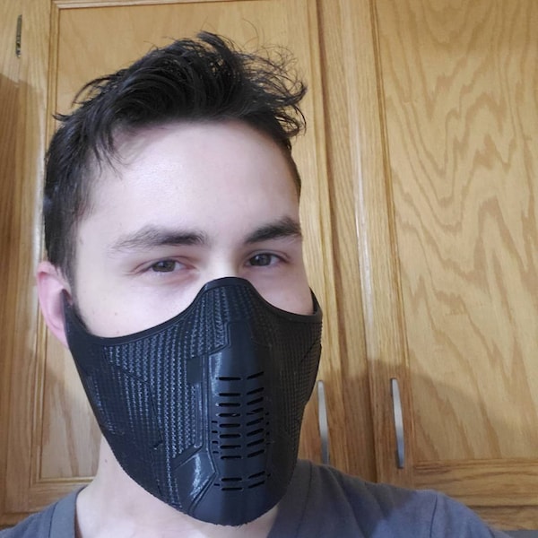 Winter Soldier Mask – Bucky Barnes Cosplay Mask, 3D Printed Wearable ...