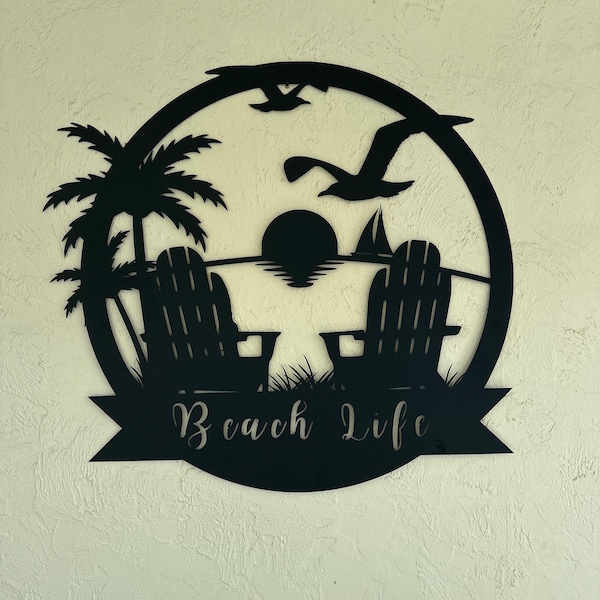 Custom Beach Decor, Nautical Decor, Lake House Decor, Summer Beach ...