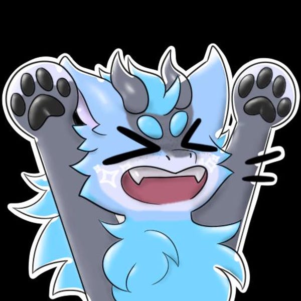 Digital Protogen Furry Emote/sticker Bases (pack 2) - Etsy