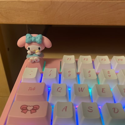 Cute Blue & White Ocean PBT XDA Keycaps Set for Mechanical Keyboard ...