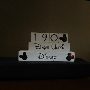 365 Day Disney Countdown Blocks - Etsy