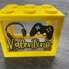 Personalised Brick Style, Building Block Money Box, Piggy Bank, Small ...