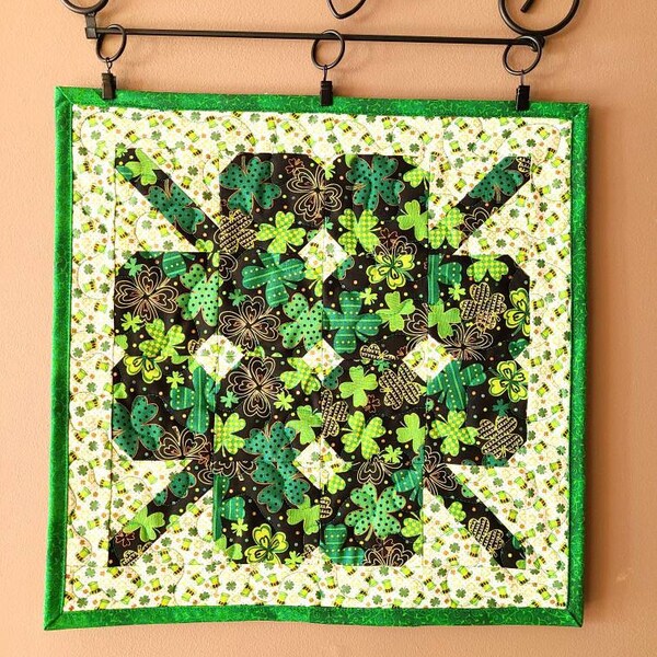 Lucky Clover Quilt Block PDF Pattern - Etsy