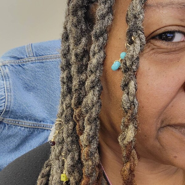 14K Gold Filled Loc Jewelry Dread Cuff Braid Jewel Charm Schmuck ...