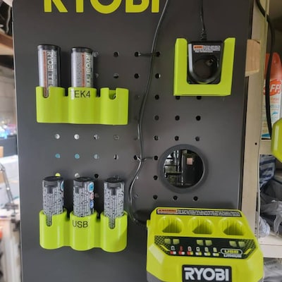Regular Wall or Pegboard 3D Printed Tool Holder for Ryobi One - Etsy