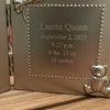 Hinged Baby Birth Frame - FREE ENGRAVING - Etsy