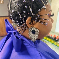 Spider Web Hair Bun Band - Etsy